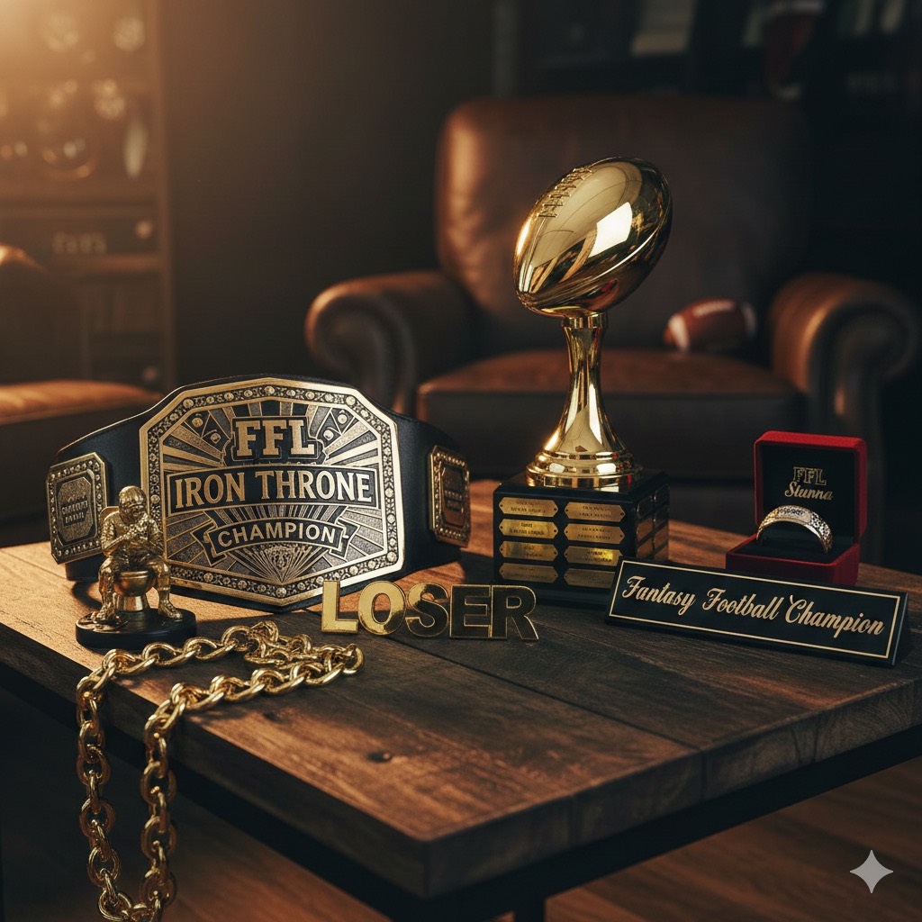 Beyond the Cash: Epic Fantasy Football Trophies & Belts